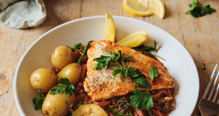One pot fish with fennel and black olives | Second Nature Guides